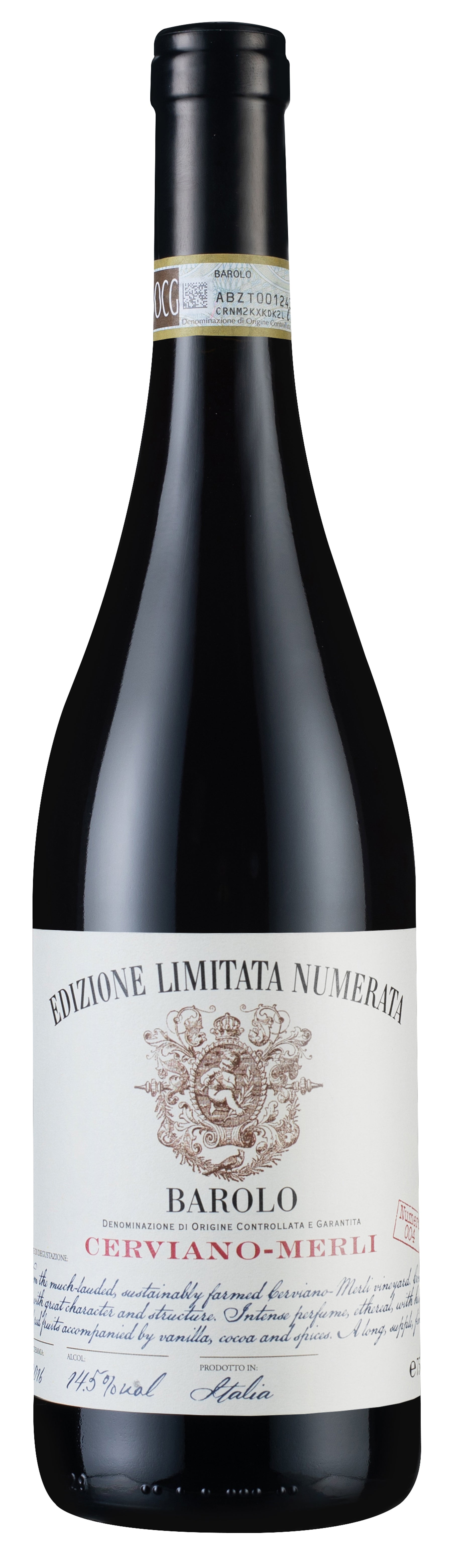 Edizione Limitata Numerata Numero 4 Cerviano-Merli 2016